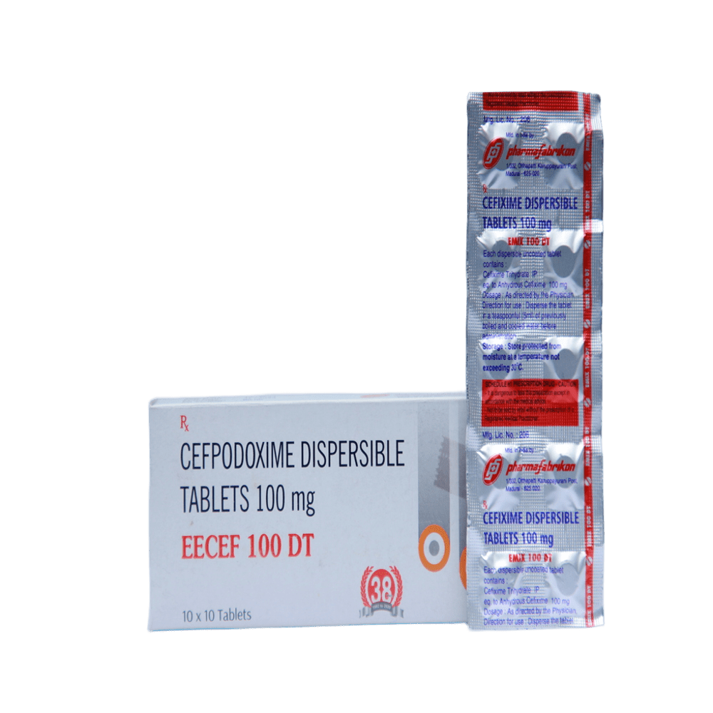 EECEF 100 DT Tablets – Pharmafabrikon