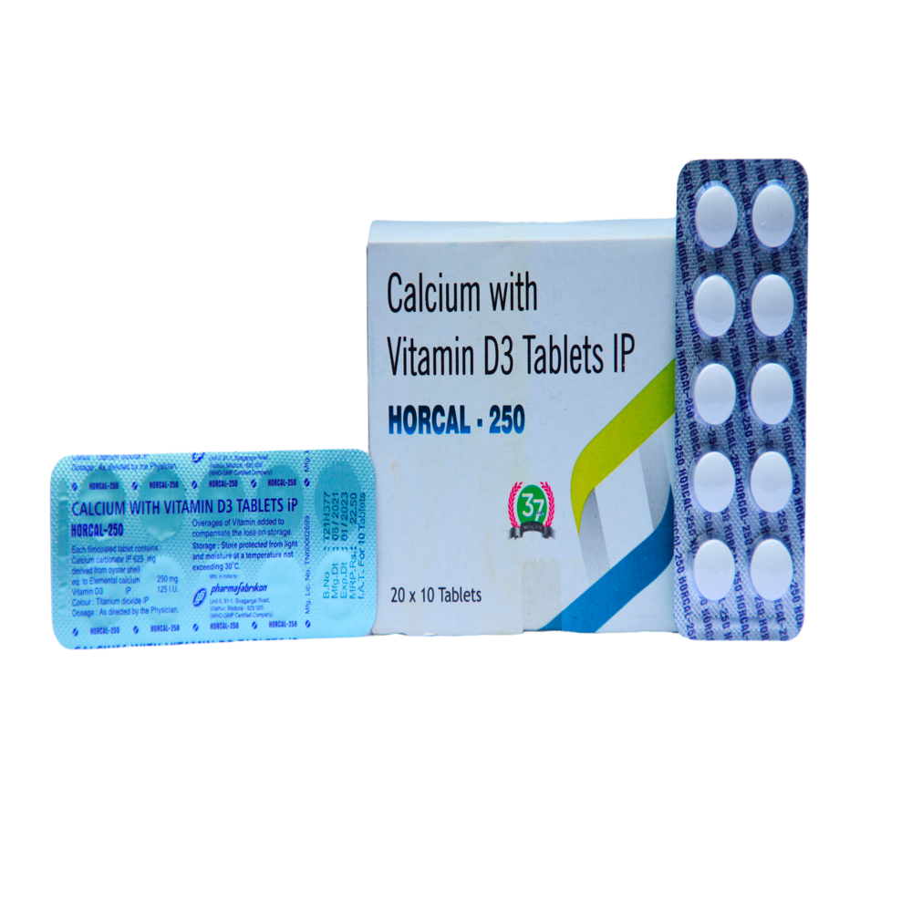 HORCAL 250 Tablets – Pharmafabrikon