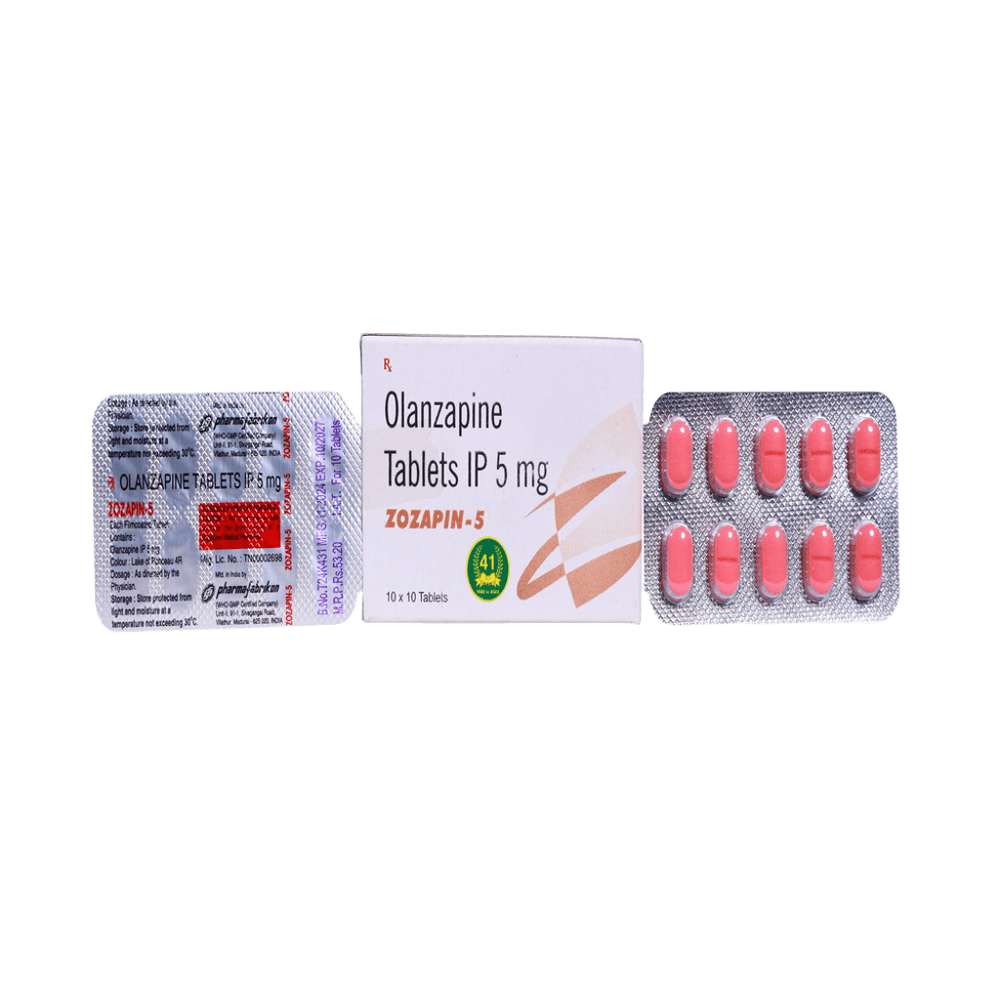 ZOZAPIN 5 Tablets – Pharmafabrikon