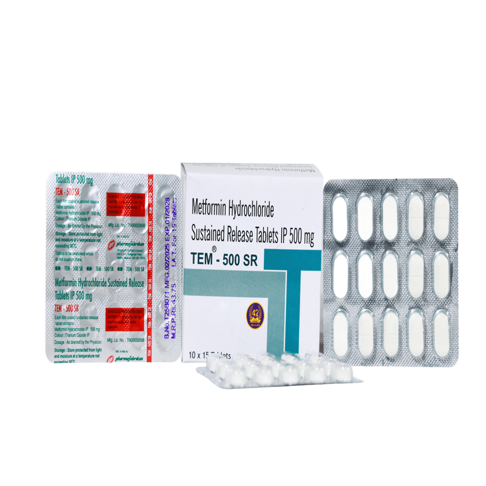 TEM 500 SR Tablets – Pharmafabrikon